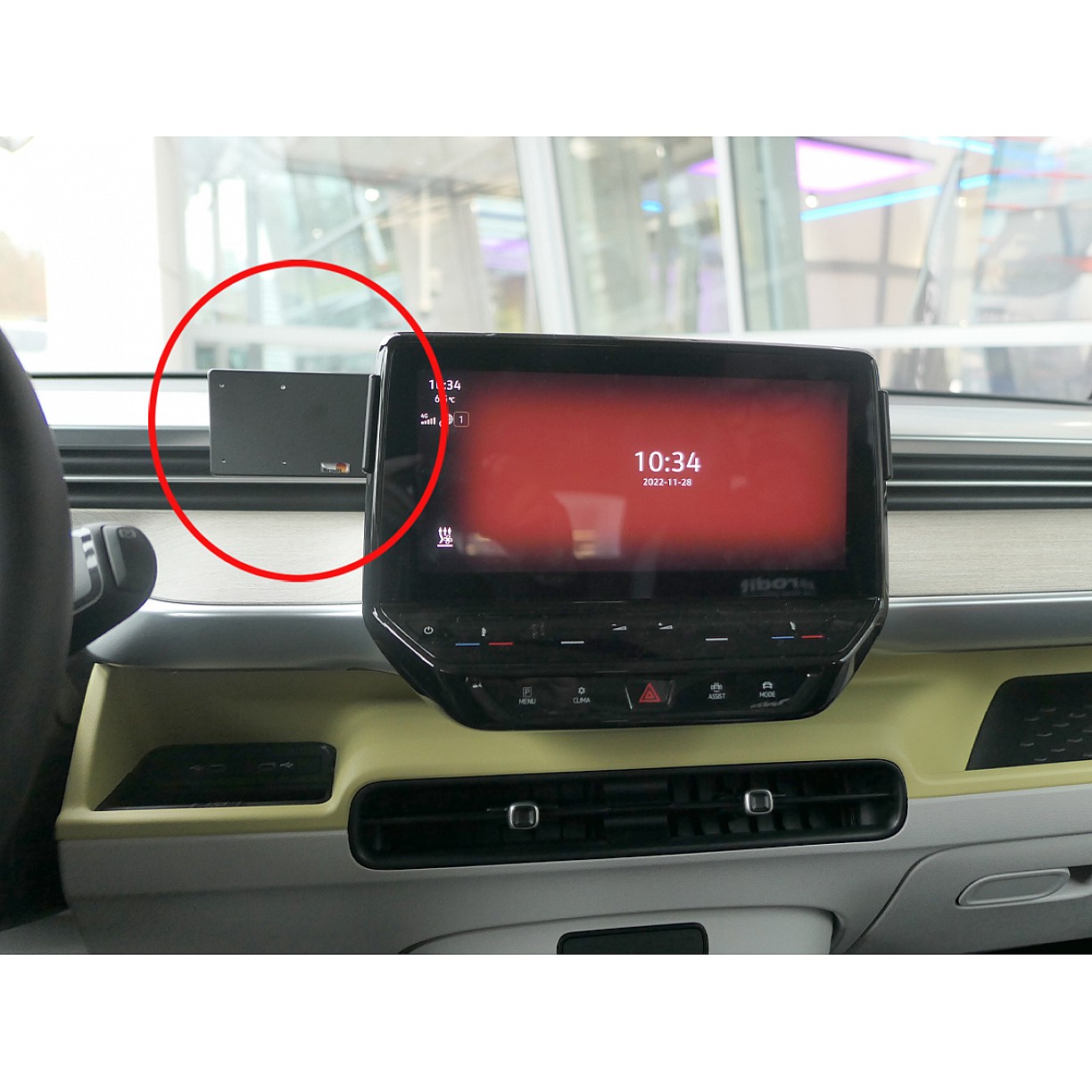 Houder Brodit Houder - Brodit ProClip - volkswagen ID.Buzz 2023-> Center mount - 855844